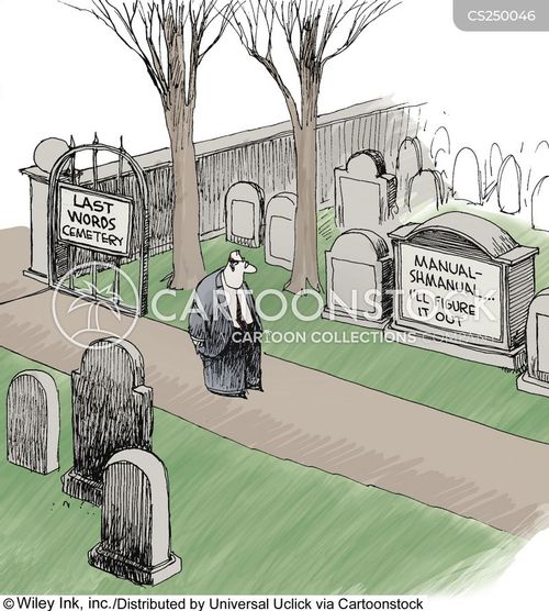 Epitaph Cartoons and Comics - funny pictures from CartoonStock