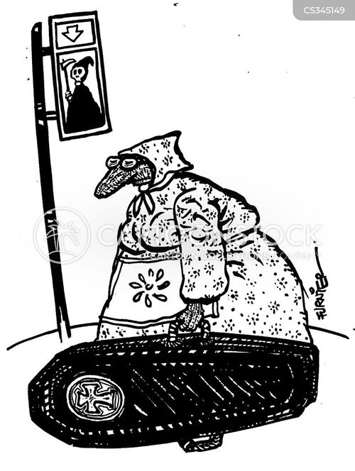 Dead Woman Walking Cartoons and Comics - funny pictures from CartoonStock