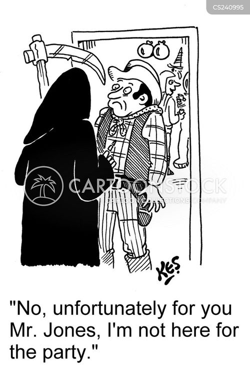 Comes Knocking Cartoons and Comics - funny pictures from CartoonStock