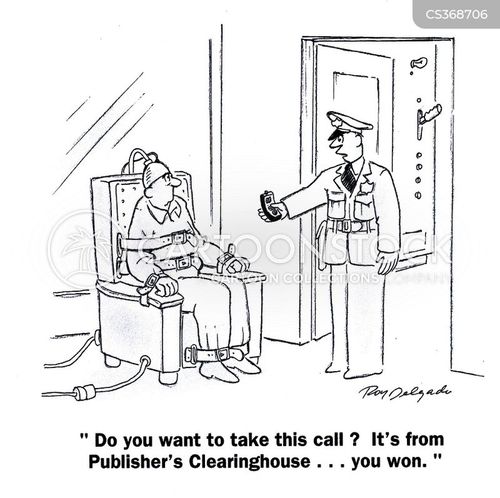 Stay Of Execution Cartoons and Comics - funny pictures from CartoonStock