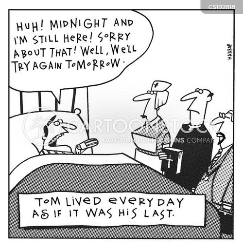 Dying Wish Cartoons and Comics - funny pictures from CartoonStock
