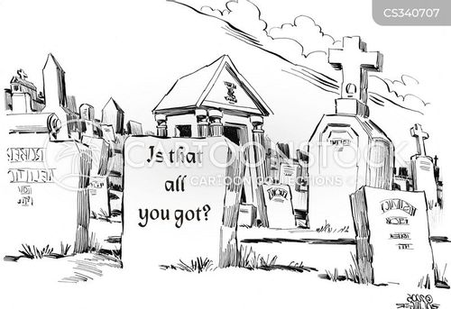 Grave Marker Cartoons and Comics - funny pictures from CartoonStock