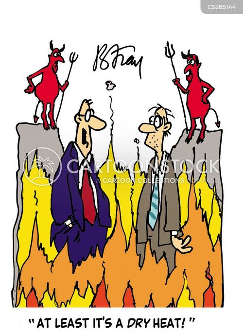 Dry Heat Cartoons and Comics - funny pictures from CartoonStock