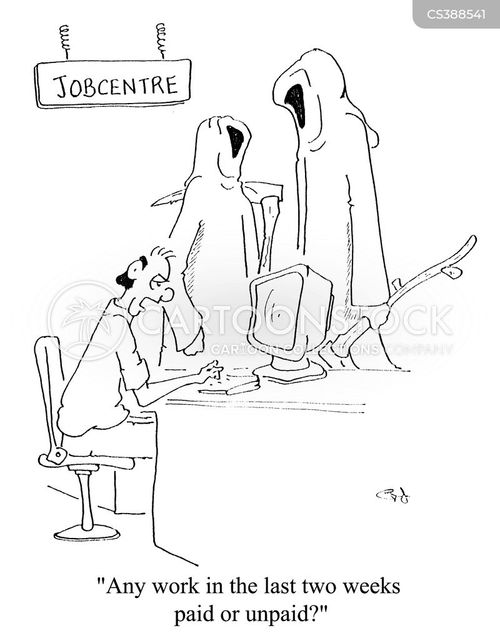 Jobcentre Cartoons and Comics - funny pictures from CartoonStock