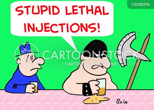 Lethal Injections Cartoons and Comics - funny pictures from CartoonStock