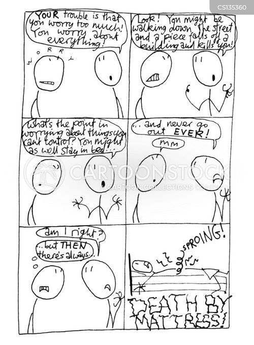 Overcome Fears Cartoons and Comics - funny pictures from CartoonStock