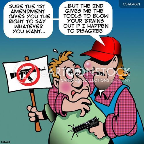 1st Amendment Cartoons and Comics - funny pictures from CartoonStock