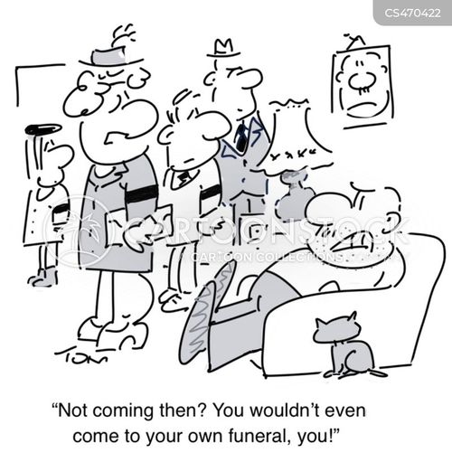 Family Funeral Cartoons and Comics - funny pictures from CartoonStock