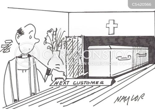 Funeral Parlous Cartoons and Comics - funny pictures from CartoonStock
