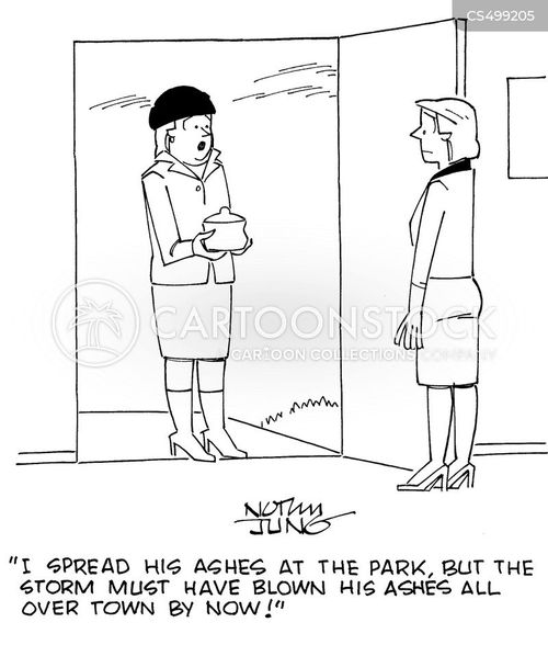 Scattering Ashes Cartoons and Comics - funny pictures from CartoonStock