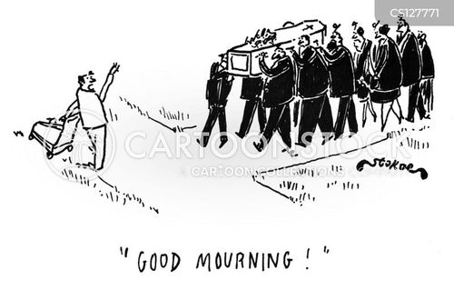Mourn Cartoons and Comics - funny pictures from CartoonStock
