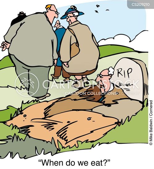 Funeral Party Cartoons and Comics - funny pictures from CartoonStock
