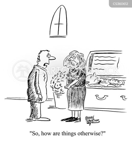 Funerary Practices Cartoons and Comics - funny pictures from CartoonStock
