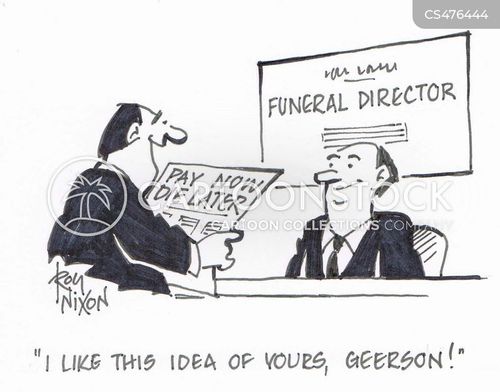 Funeral Parlour Cartoons and Comics - funny pictures from CartoonStock