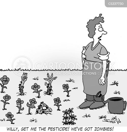 Killing Weeds Cartoons and Comics - funny pictures from CartoonStock
