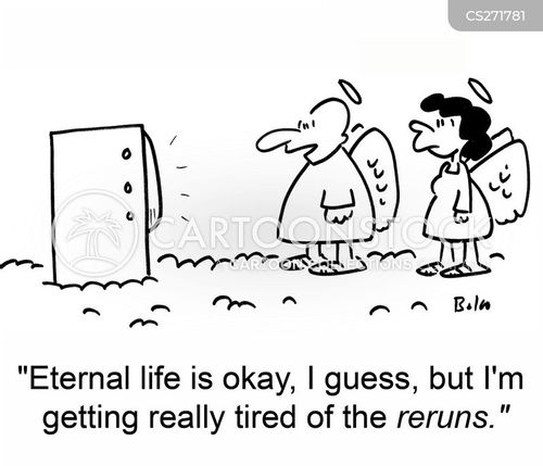 Watching Reruns Cartoons and Comics - funny pictures from CartoonStock