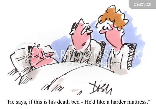 Deathbed Confession Cartoons and Comics - funny pictures from CartoonStock