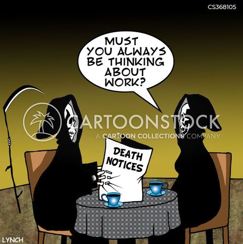 Honorable Deaths Cartoons and Comics - funny pictures from CartoonStock