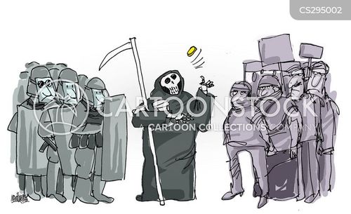 Riot Gear Cartoons and Comics - funny pictures from CartoonStock