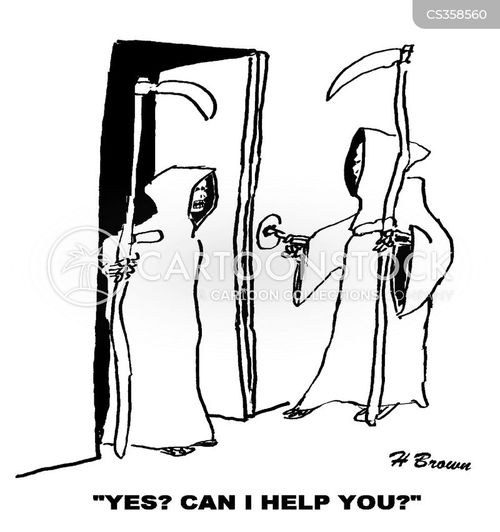 Grim Surprise Cartoons and Comics - funny pictures from CartoonStock