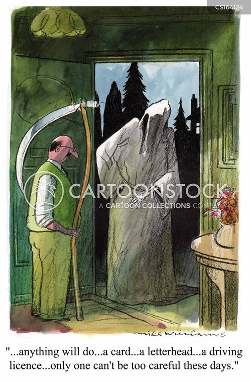 Death Registries Cartoons and Comics - funny pictures from CartoonStock