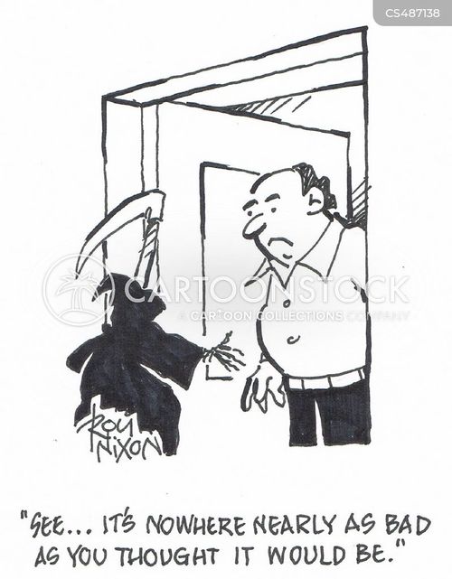 Grim Surprise Cartoons and Comics - funny pictures from CartoonStock