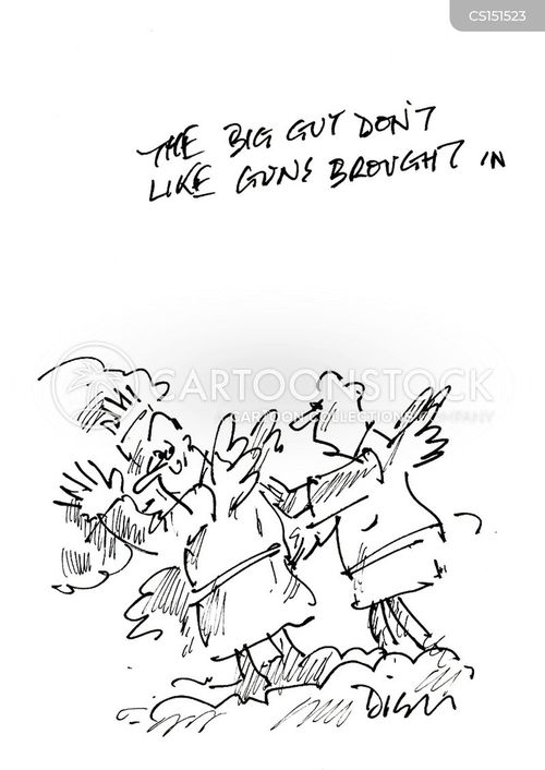 Gun Ban Cartoons and Comics - funny pictures from CartoonStock