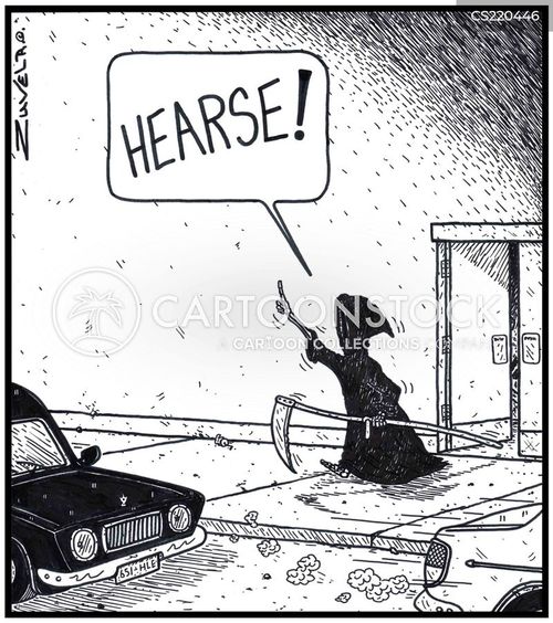 Funeral Car Cartoons and Comics - funny pictures from CartoonStock