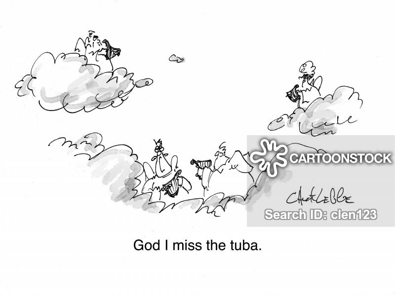 Tuba Player Cartoons and Comics - funny pictures from CartoonStock