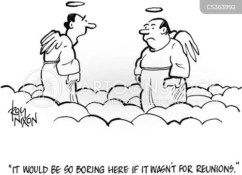 Heaven Is Boring Cartoons and Comics - funny pictures from CartoonStock