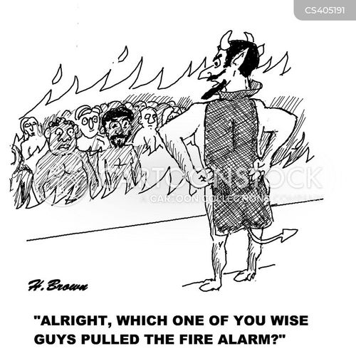 Fire Alarm Cartoons and Comics - funny pictures from CartoonStock