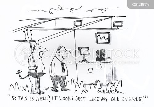 Dark Cubicle Cartoons and Comics - funny pictures from CartoonStock