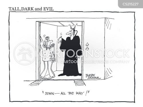 Going Down Cartoons and Comics - funny pictures from CartoonStock