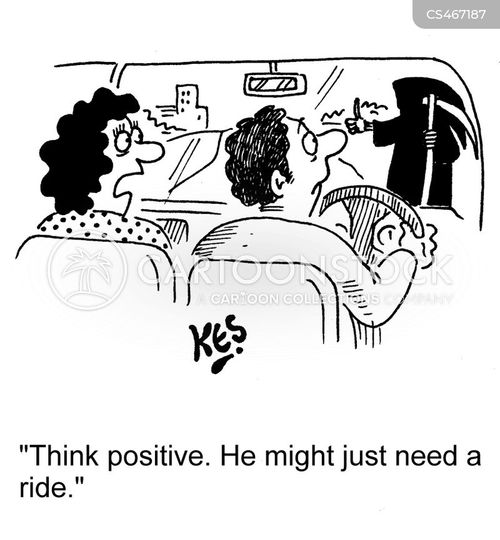 Think Positive Cartoons and Comics - funny pictures from CartoonStock