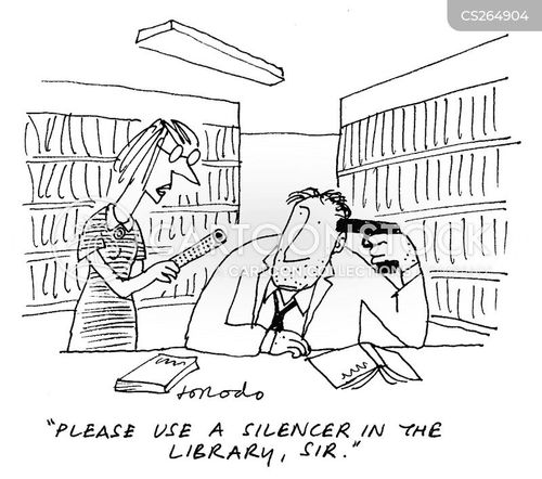 Silencer Cartoons and Comics - funny pictures from CartoonStock