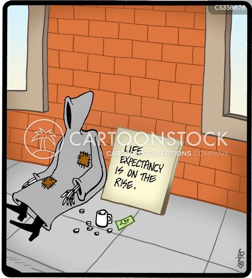 Average Life Span Cartoons and Comics - funny pictures from CartoonStock
