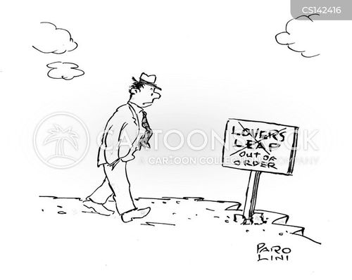 Cliff Jump Cartoons and Comics - funny pictures from CartoonStock