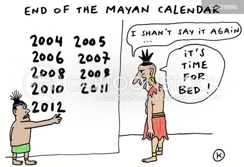 Mayan Prophecy Cartoons and Comics - funny pictures from CartoonStock