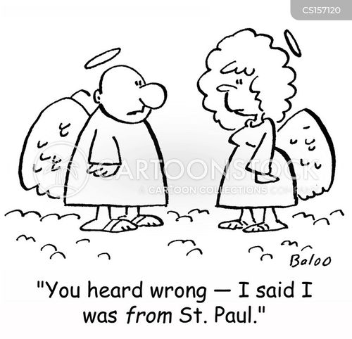Saint Paul Cartoons and Comics - funny pictures from CartoonStock