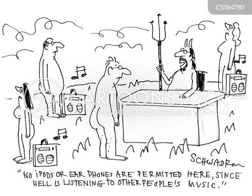Mp4 Player Cartoons and Comics - funny pictures from CartoonStock
