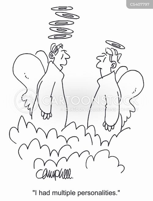 Multiple Personality Cartoons and Comics - funny pictures from CartoonStock