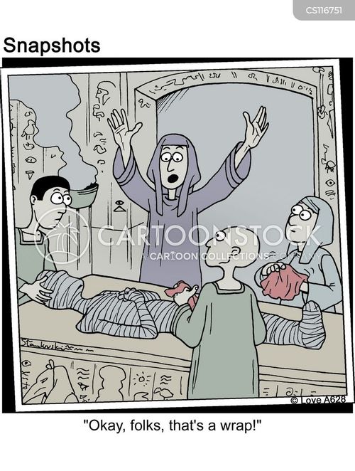 Wrapped Up Cartoons and Comics - funny pictures from CartoonStock