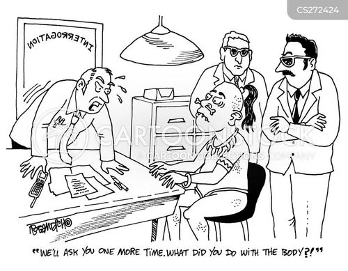 Murder Investigation Cartoons and Comics - funny pictures from CartoonStock