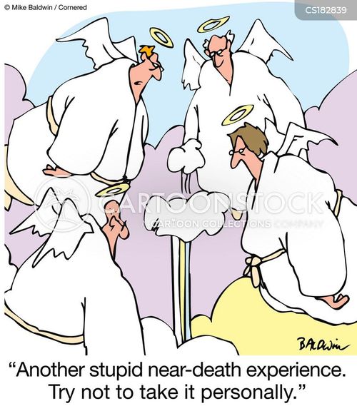 Cartoons und Karikaturen mit Reanimation