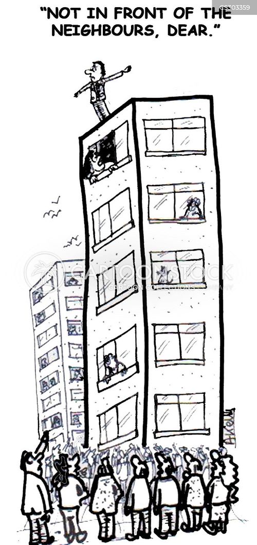 Jumping Off Building Cartoons and Comics - funny pictures from CartoonStock