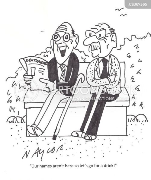 Obituary Cartoons and Comics - funny pictures from CartoonStock