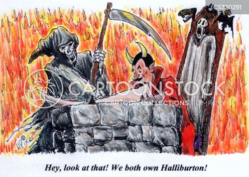 Halliburton Cartoons and Comics - funny pictures from CartoonStock
