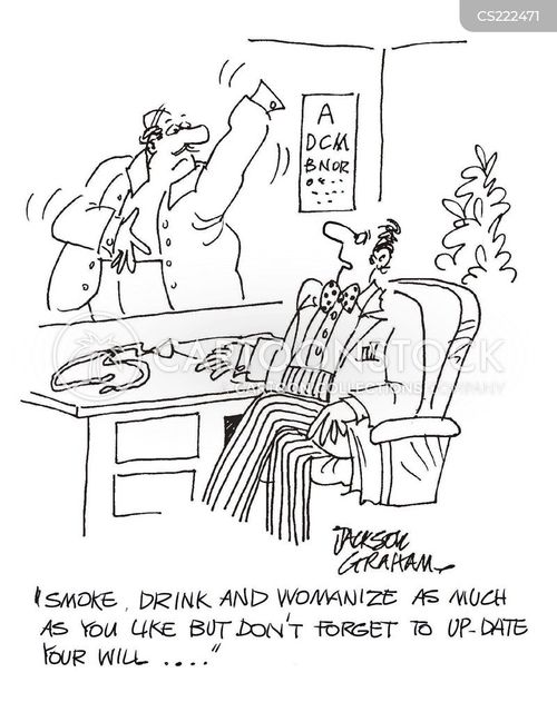 Doctor's Warning Cartoons and Comics - funny pictures from CartoonStock