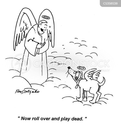 Play Dead Cartoons and Comics - funny pictures from CartoonStock