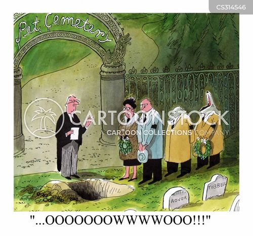 Pet Cemetery Cartoons and Comics - funny pictures from CartoonStock